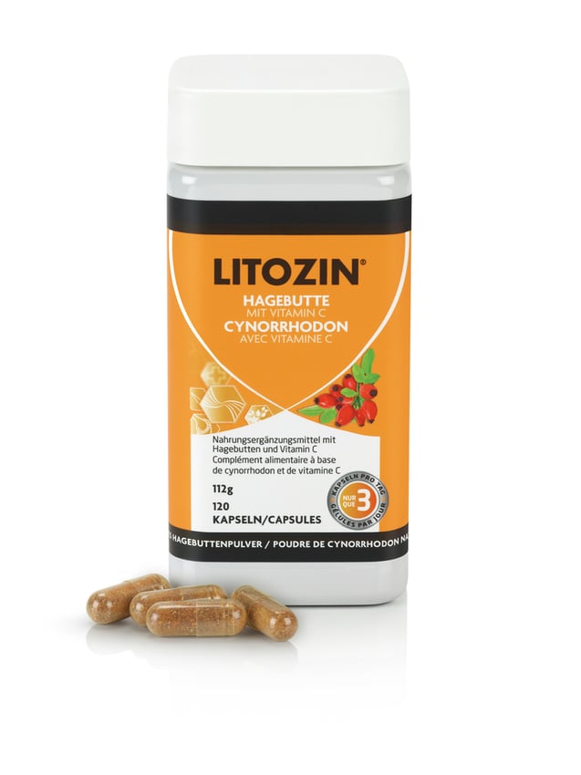 Litozin poudre de cynorrhodon caps (nouv) 120 pce | Commander en ligne