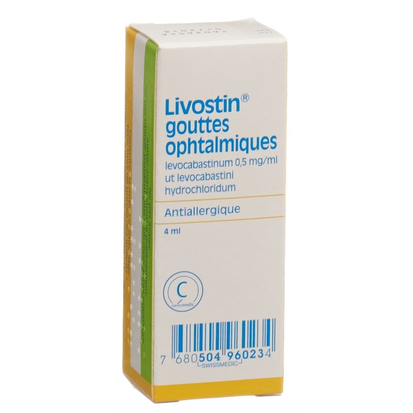 LIVOSTIN gtt opht 0.5 mg/ml fl 4 ml | Commander en ligne