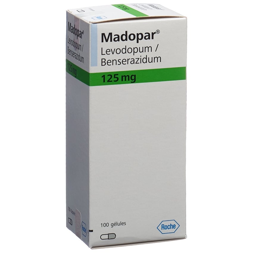 MADOPAR caps 125 mg bte 100 pce | Commander en ligne