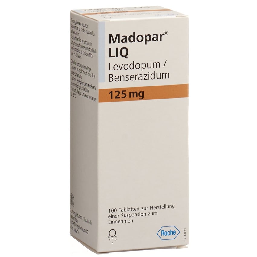 MADOPAR LIQ Tabl 125 mg Ds 100 Stk | Online bestellen