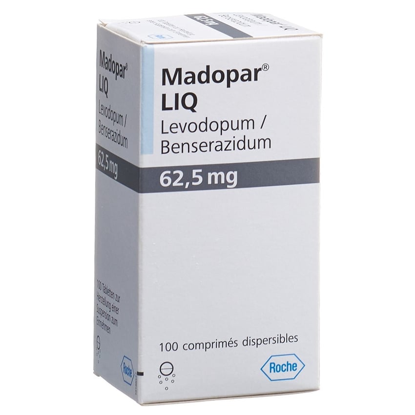 MADOPAR LIQ Tabl 62.5 mg Ds 100 Stk | Online bestellen