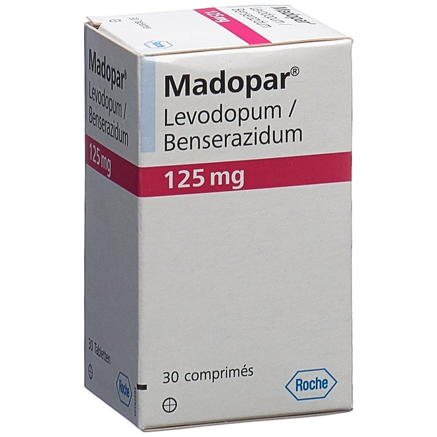 MADOPAR Tabl 125 mg Ds 30 Stk | Online bestellen MADOPAR Tabl 125 mg Ds 30 Stk | Online bestellen