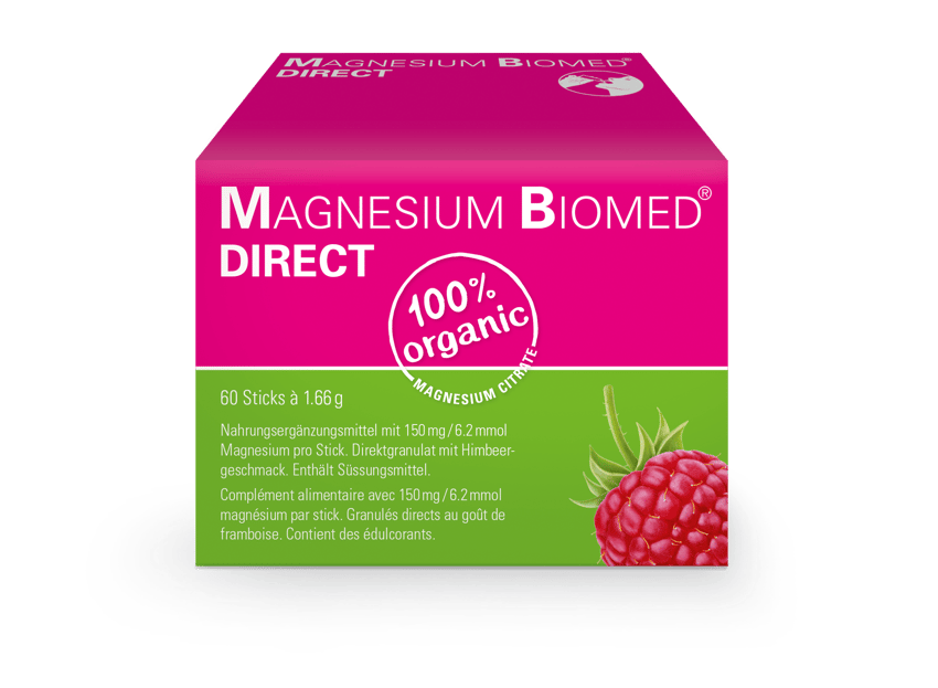 Magnesium Biomed direct gran stick 60 pce | Commander en ligne