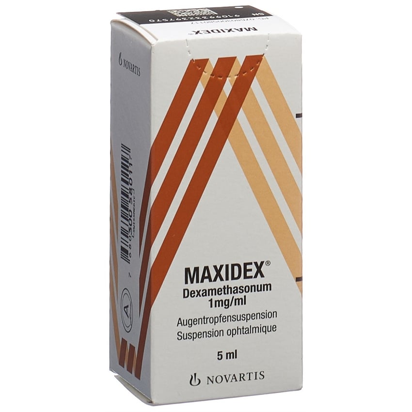 MAXIDEX Susp Opht Tropffl 5 ml | Online bestellen