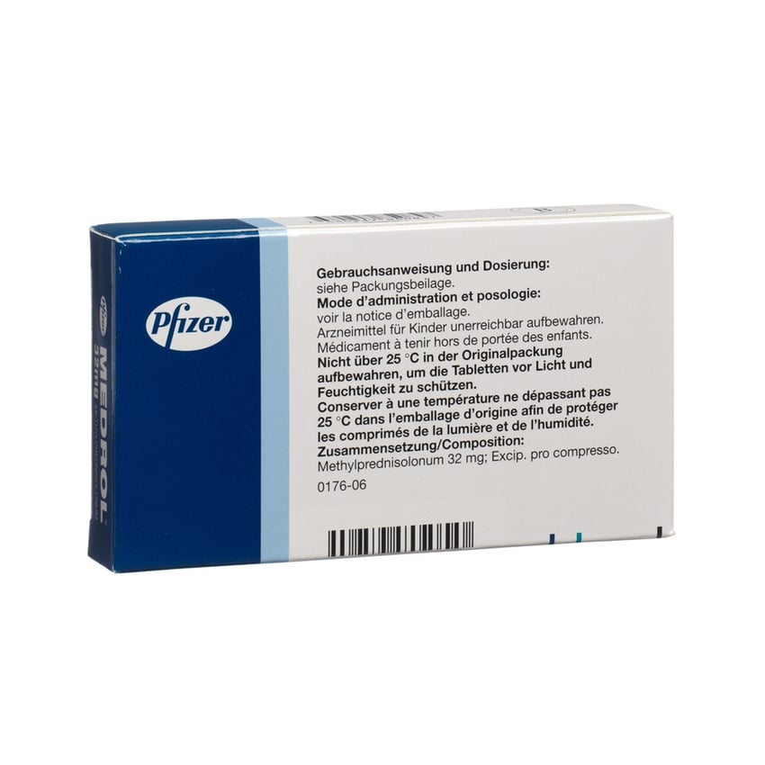 MEDROL Tabl 32 mg Blist 10 Stk | Online bestellen