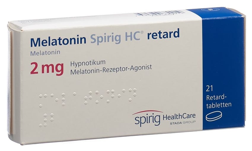 MELATONINE Spirig HC Ret Tabl 2 mg Blist 21 Stk | Online bestellen