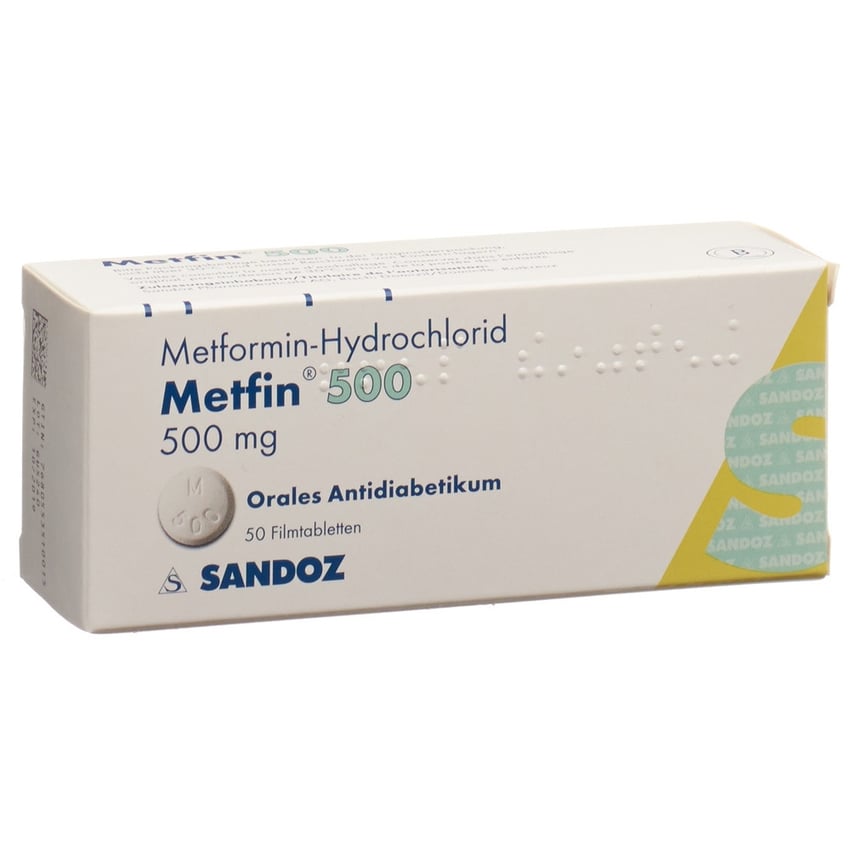 METFIN cpr pell 500 mg blist 50 pce | Commander en ligne
