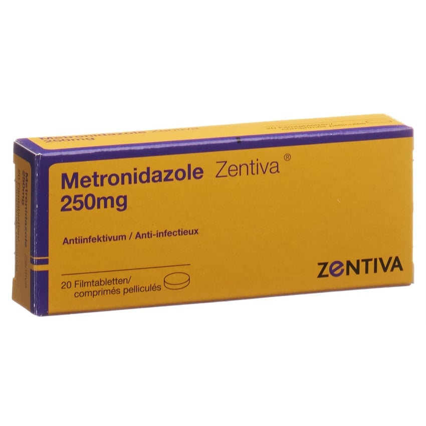 METRONIDAZOLE Zentiva cpr pell 250 mg blist 20 pce | Commander en ligne