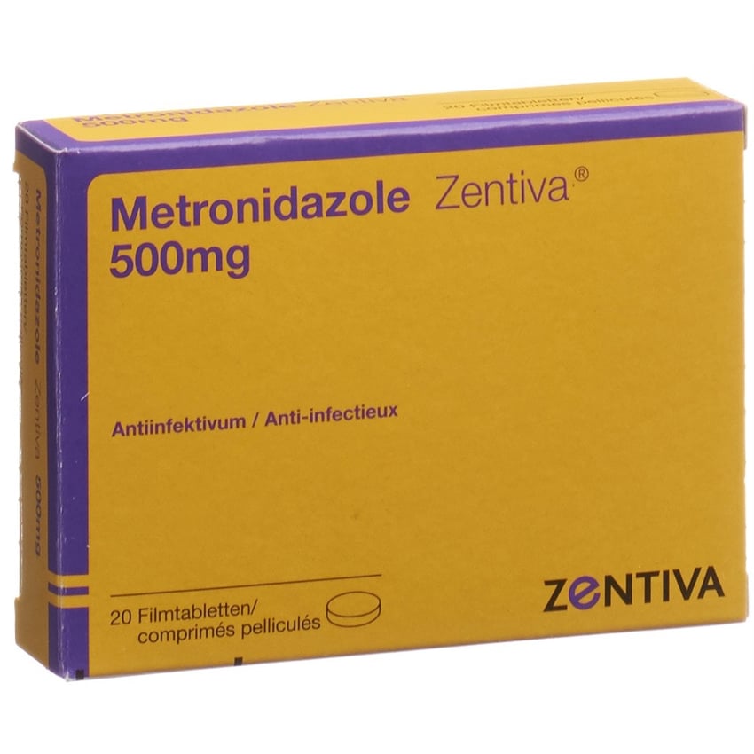 METRONIDAZOLE Zentiva cpr pell 500 mg blist 20 pce | Commander en ligne