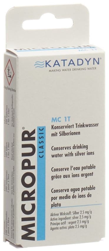 MICROPUR MC 1T cpr 100 pce | Commander en ligne