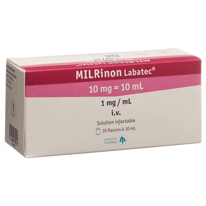MILRINONE Labatec sol inj 10 mg/10ml flac 10 ml | Commander en ligne