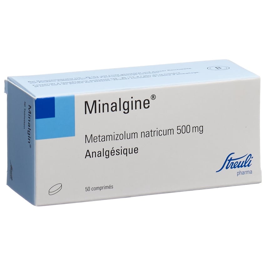 MINALGINE Tabl 500 mg oval Blist 50 Stk | Online bestellen