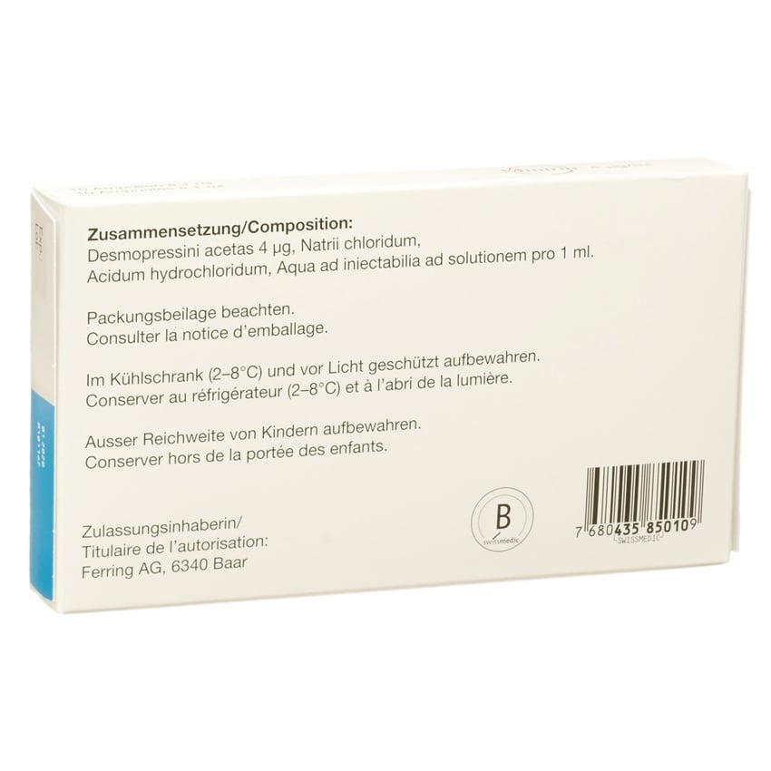 MINIRIN Inj Lös 4 mcg i.m./i.v. Amp 1 ml | Online bestellen