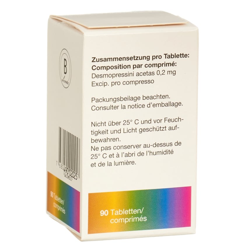MINIRIN Tabl 0.2 mg Ds 90 Stk | Online bestellen