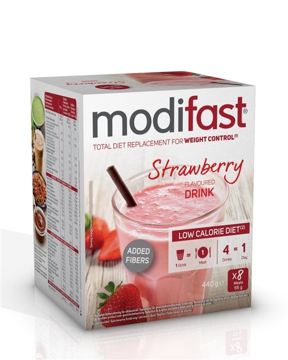 MODIFAST Drink Erdbeere 55 g | Online bestellen