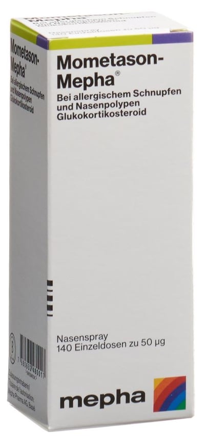 MOMETASONE Mepha spray nasal 50 mcg 140 dos | Commander en ligne