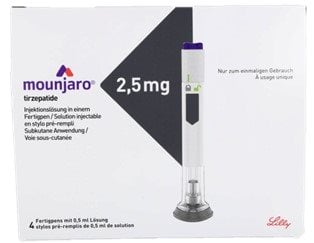 MOUNJARO sol inj 2.5 mg/0.5ml stylo prérempli stylo pré 4 pce ...