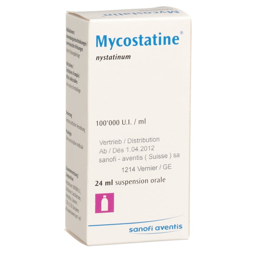 MYCOSTATIN Susp 100000 E/ml Fl 24 ml | Online bestellen