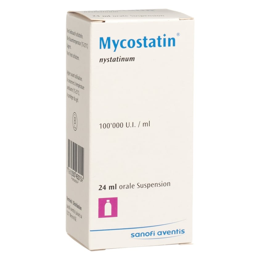 MYCOSTATIN Susp 100000 E/ml Fl 24 ml | Online bestellen