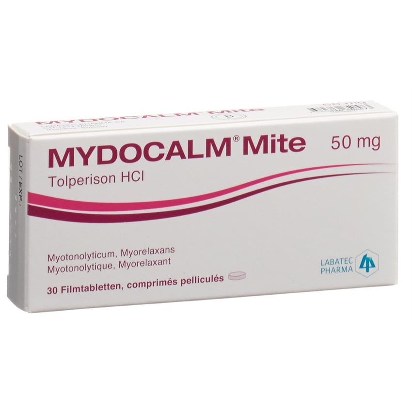 MYDOCALM mite Filmtabl 50 mg Blist 30 Stk | Online bestellen