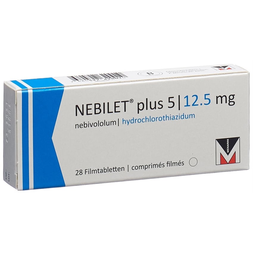 NEBILET plus Filmtabl 5/12.5 mg Blist 28 Stk | Online bestellen