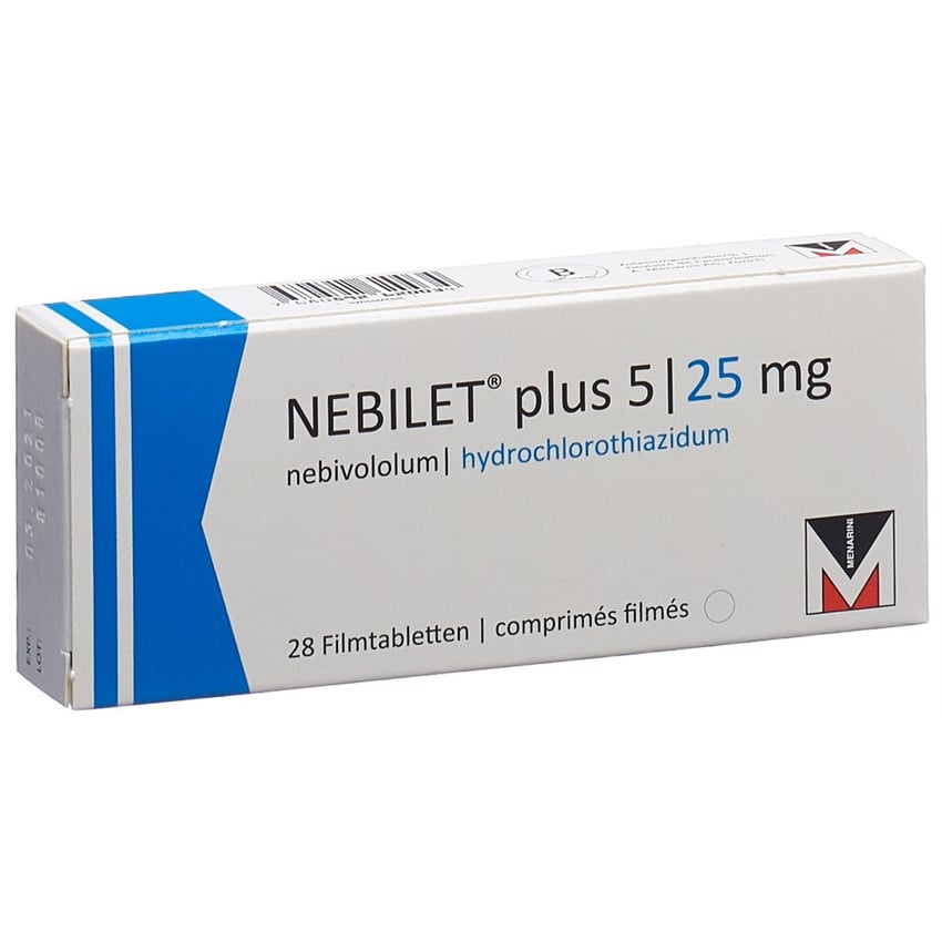 NEBILET plus Filmtabl 5/25 mg Blist 28 Stk | Online bestellen