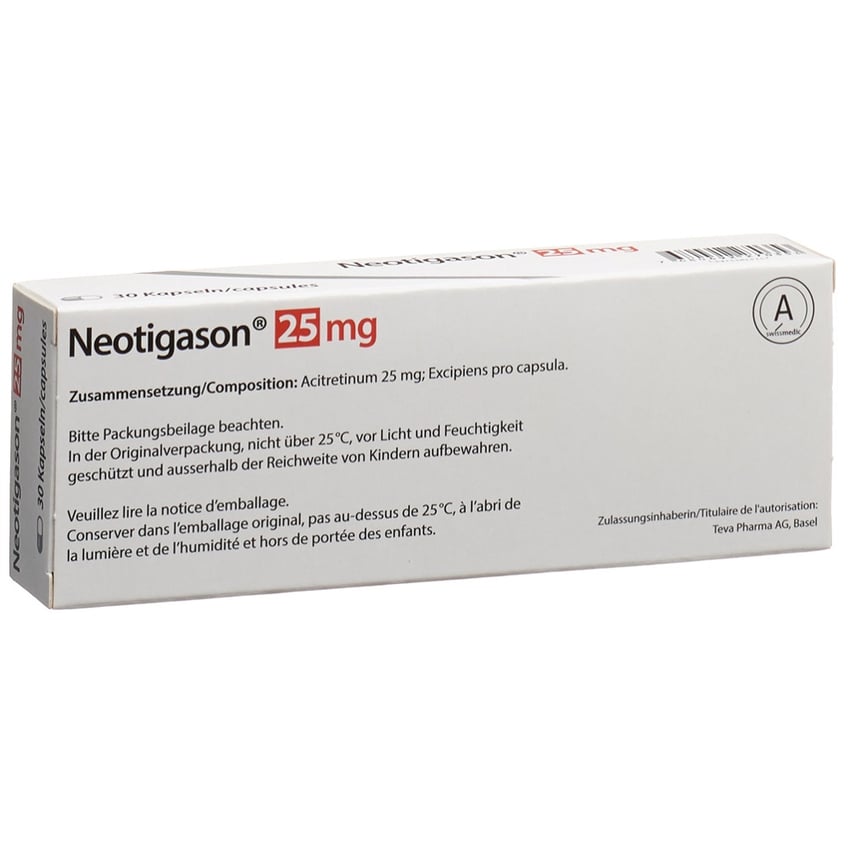 NEOTIGASON caps 25 mg blist 30 pce | Commander en ligne