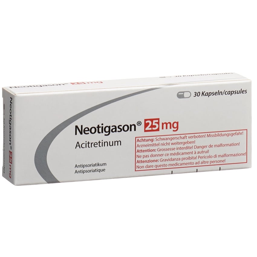 NEOTIGASON caps 25 mg blist 30 pce | Commander en ligne