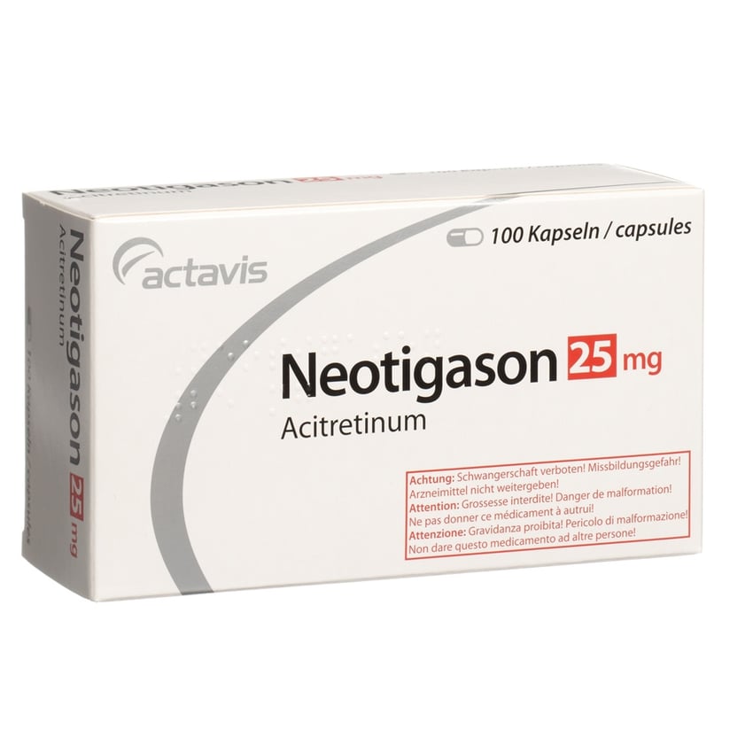 NEOTIGASON Kaps 25 mg Blist 100 Stk | Online bestellen