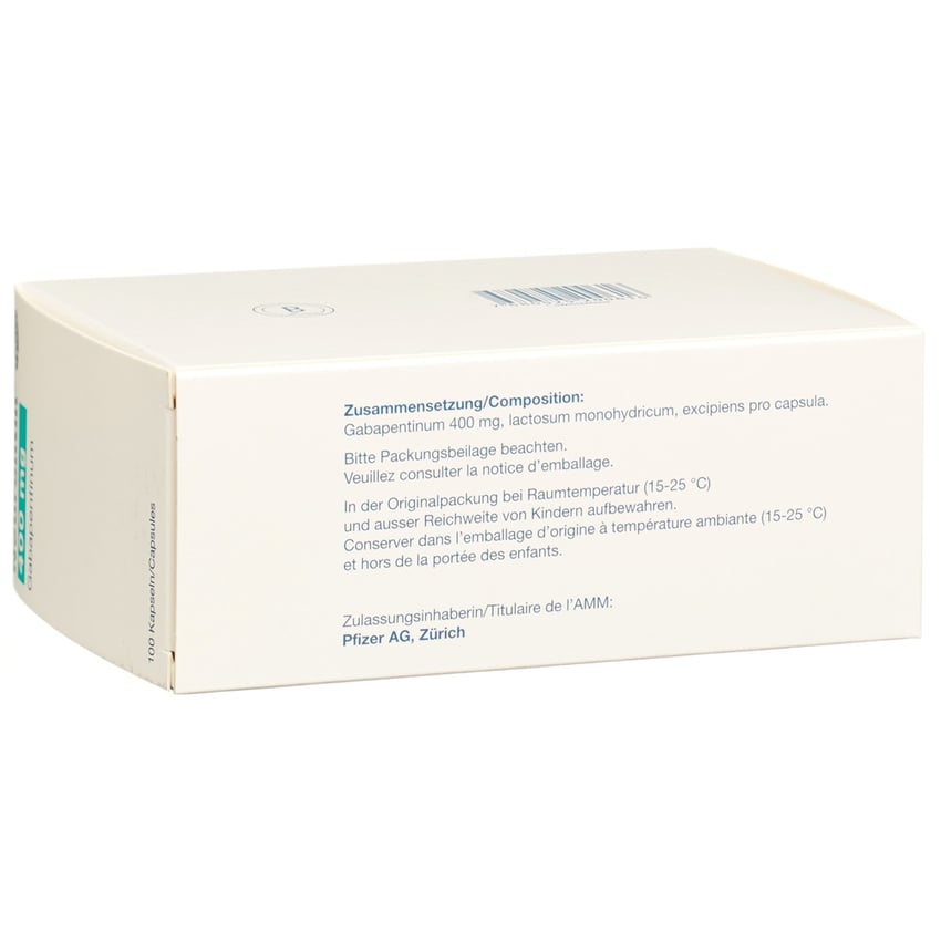 Neurontin Kaps 400 mg Blist 100 Stk | Online bestellen