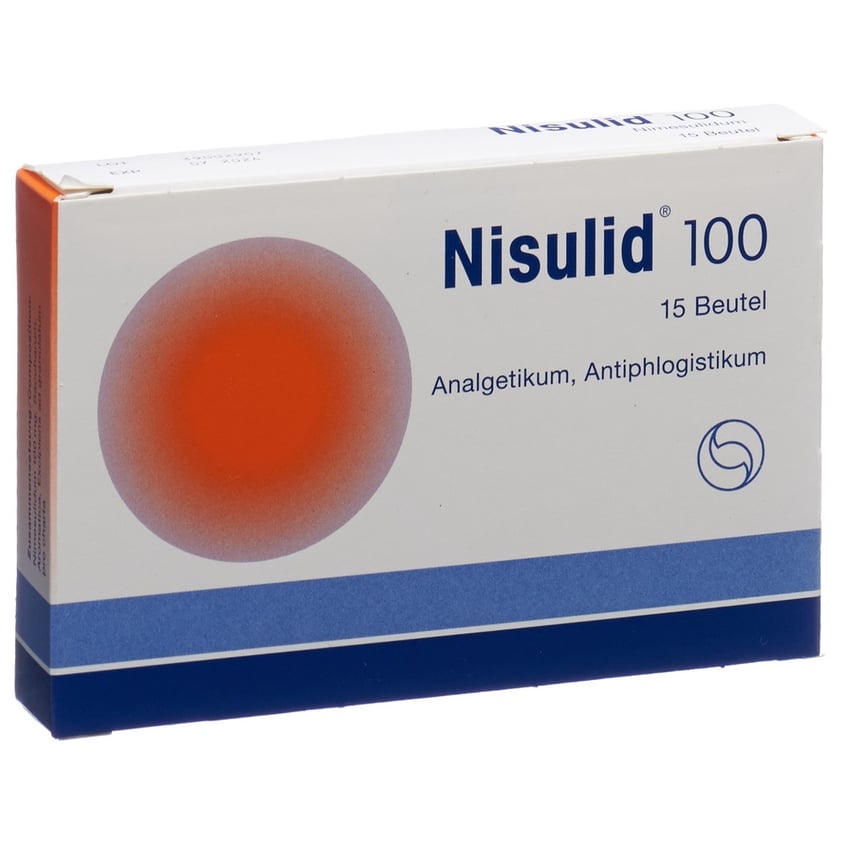 NISULID gran 100 mg sach 15 pce | Commander en ligne