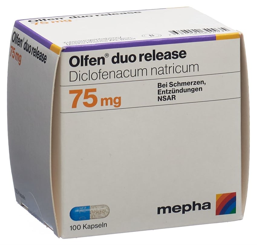 OLFEN duo release Kaps 75 mg Blist 100 Stk | Online bestellen