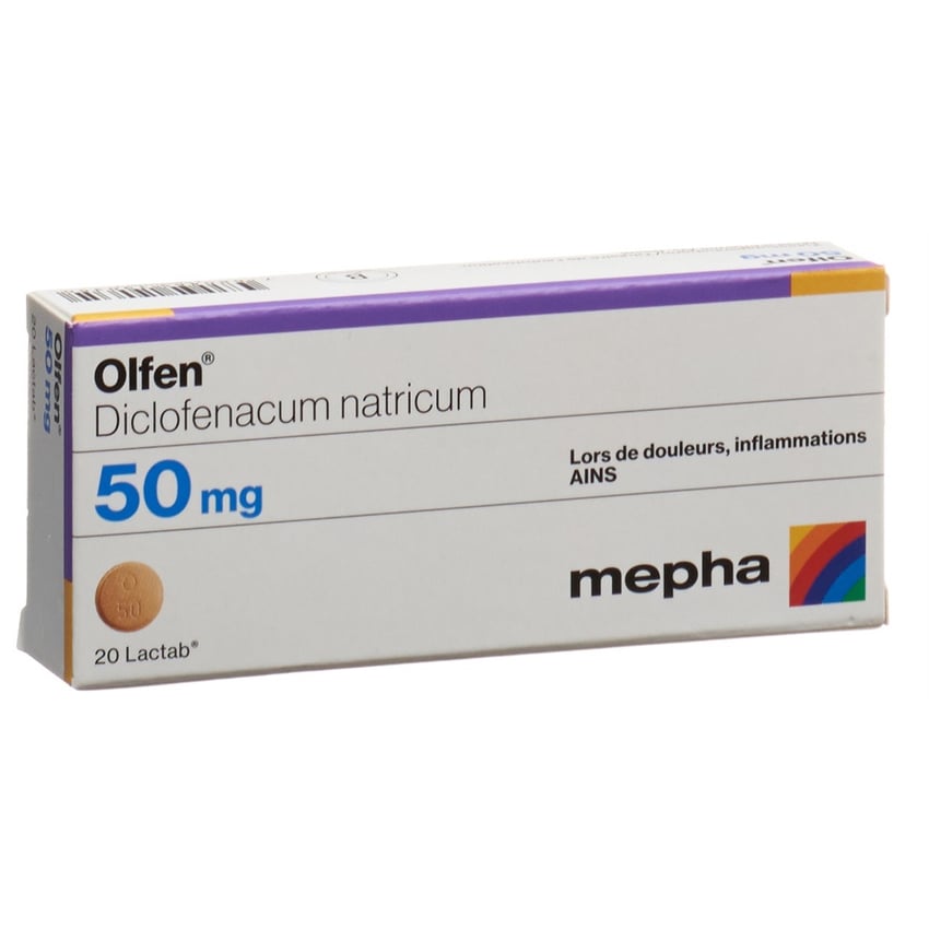 OLFEN Lactab 50 mg blist 20 pce | Commander en ligne