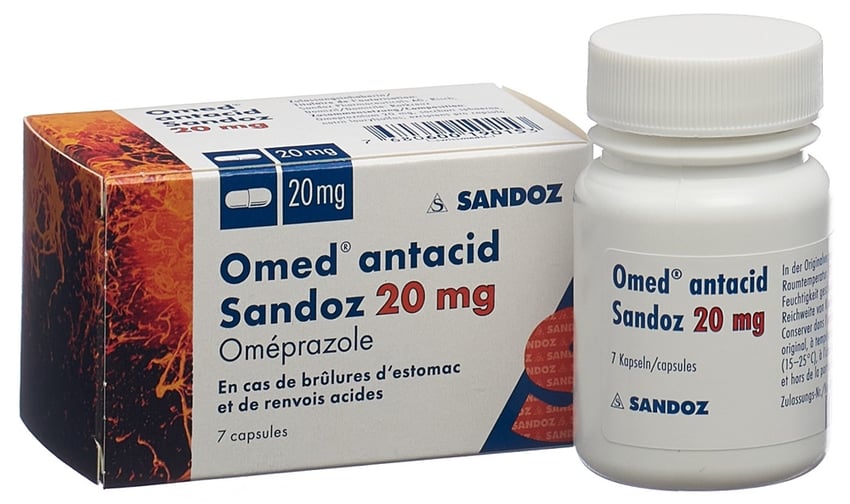 OMED antacid Sandoz Kaps 20 mg Blist 7 Stk | Online bestellen