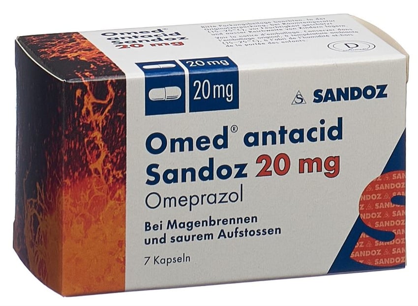 OMED antacid Sandoz Kaps 20 mg Blist 7 Stk | Online bestellen