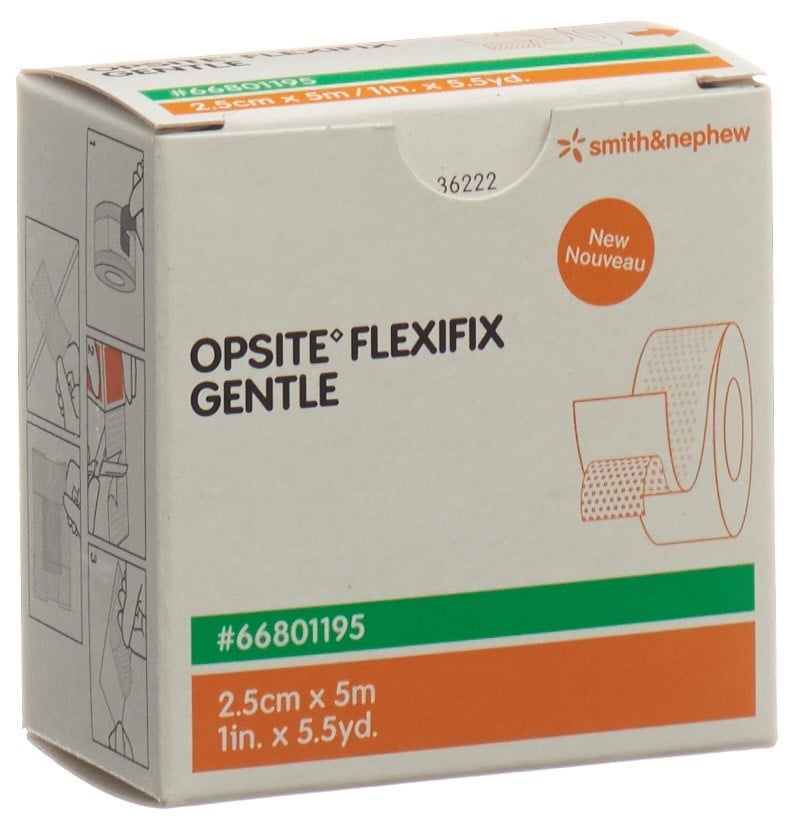 OPSITE FLEXIFIX GENTLE Folienverband 2.5cmx5m 1 Stk | Online bestellen