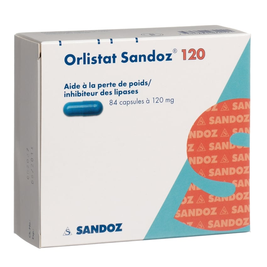 ORLISTAT Sandoz caps 120 mg blist 84 pce | Commander en ligne