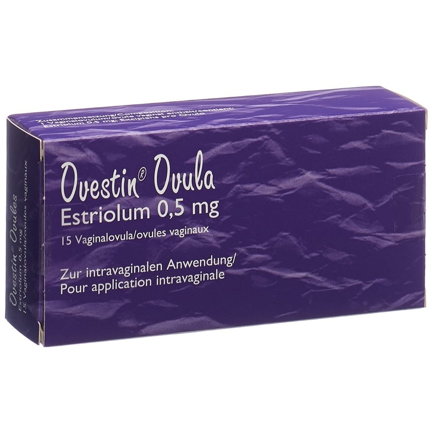 OVESTIN ovule 0.5 mg 15 pce | Commander en ligne