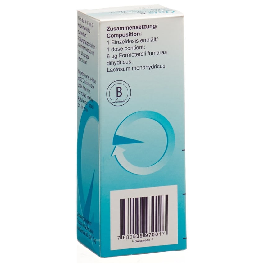 OXIS turbuhaler pdr inh 6 mcg/Dosis 60 dos | Commander en ligne