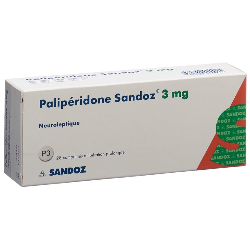 PALIPERIDONE Sandoz Ret Tabl 3 mg Blist 28 Stk | Online bestellen