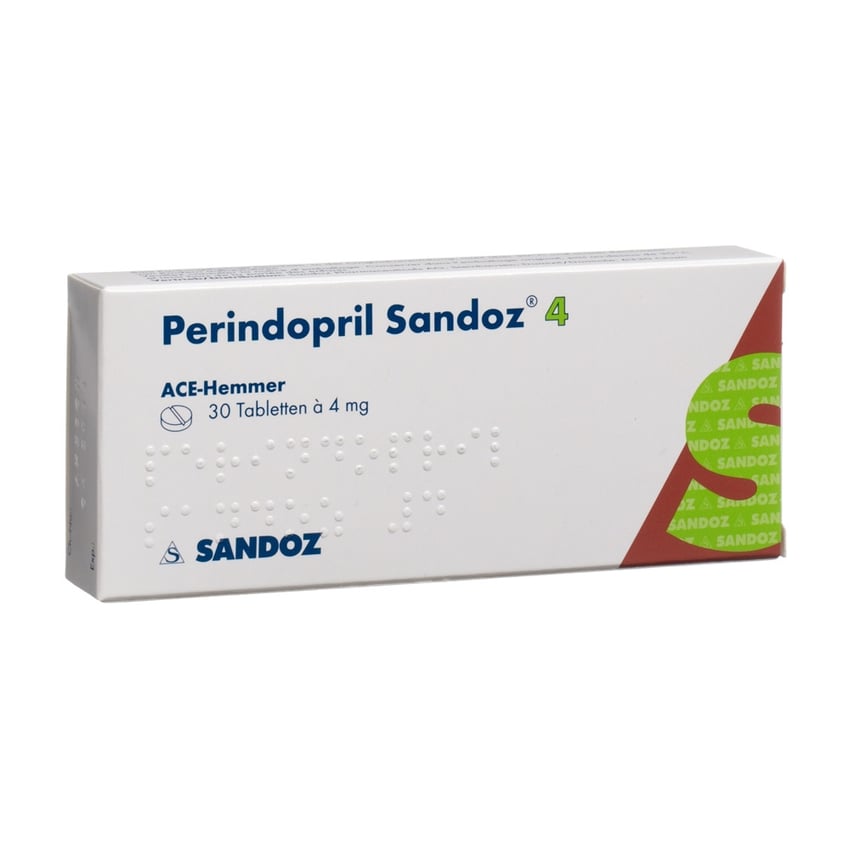 PERINDOPRIL Sandoz cpr 4 mg blist 30 pce | Commander en ligne