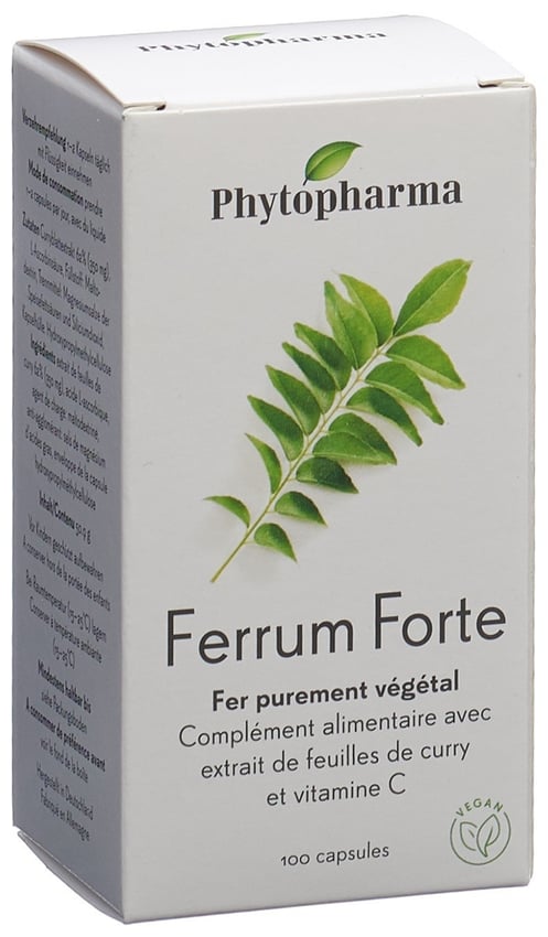 PHYTOPHARMA Ferrum Forte Kaps Ds 100 Stk | Online bestellen