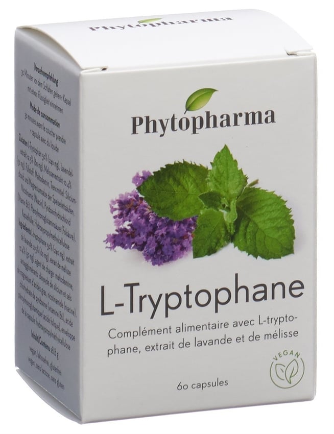 PHYTOPHARMA L-Tryptophane caps bte 60 pce | Commander en ligne