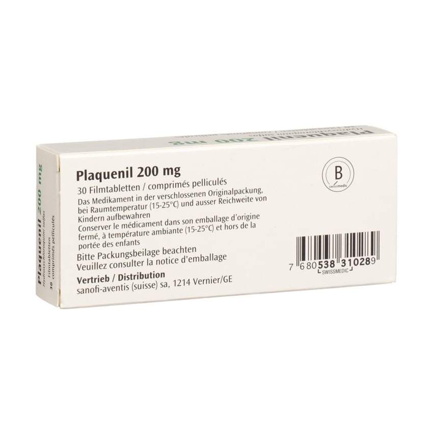 PLAQUENIL Filmtabl 200 mg Blist 30 Stk | Online bestellen