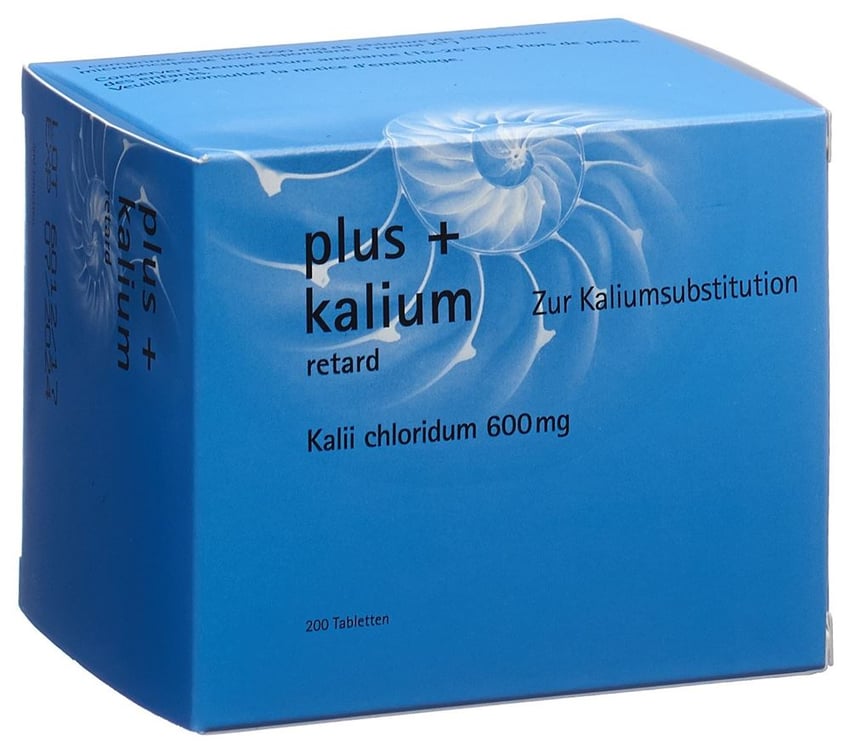 PLUS KALIUM retard Ret Tabl 600 mg Blist 200 Stk | Online bestellen