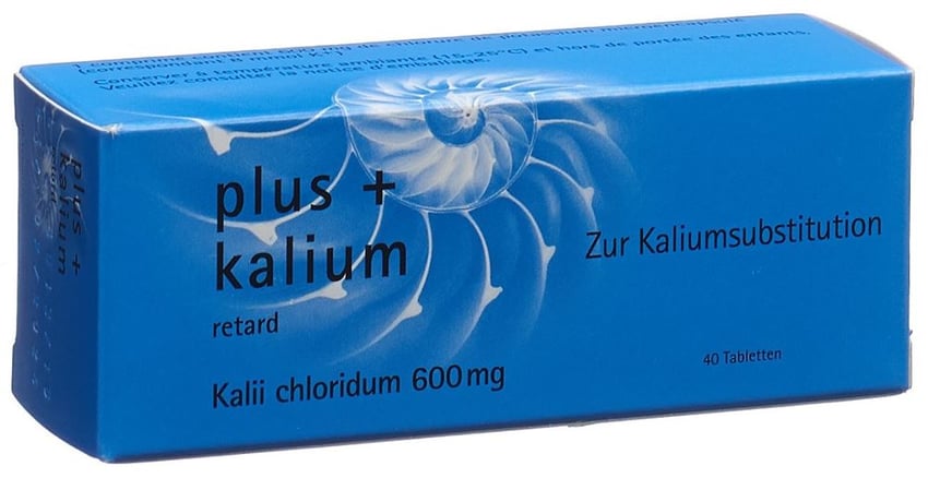 PLUS KALIUM retard Ret Tabl 600 mg Blist 40 Stk | Online bestellen