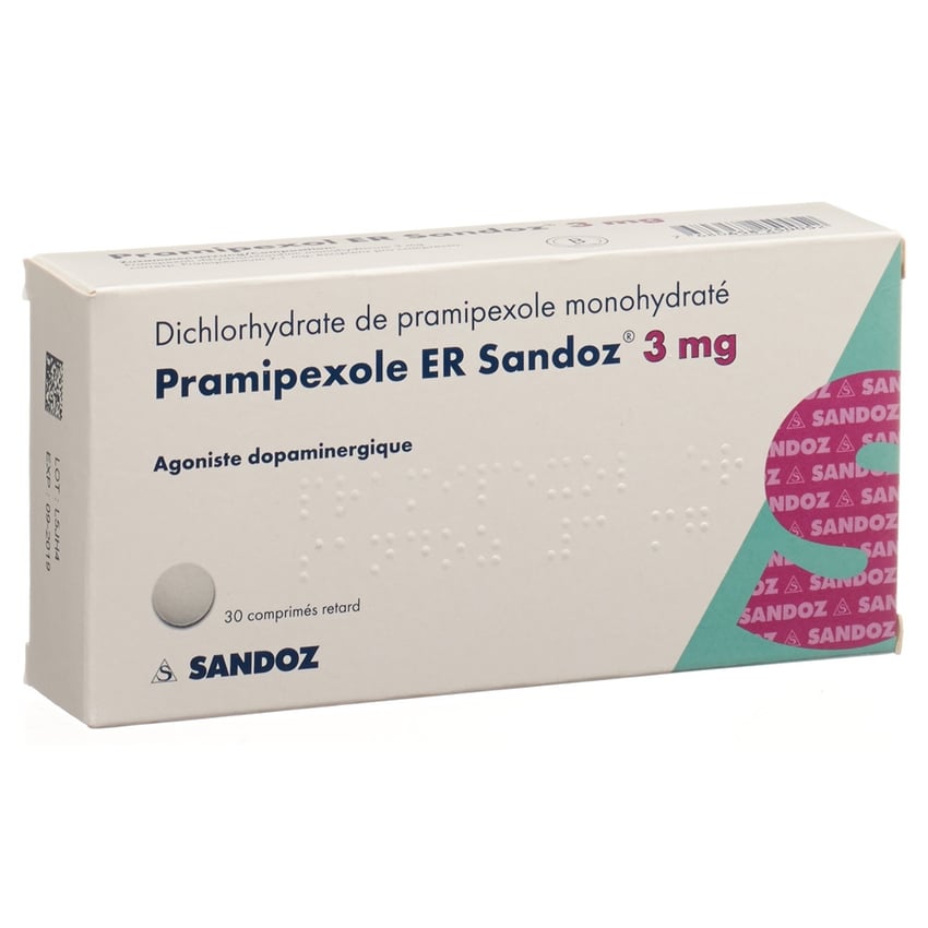 PRAMIPEXOLE Sandoz Ret Tabl 3 mg Blist 30 Stk | Online bestellen