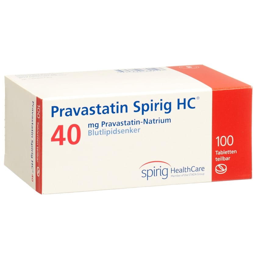 PRAVASTATINE Spirig HC cpr 40 mg blist 100 pce | Commander en ligne