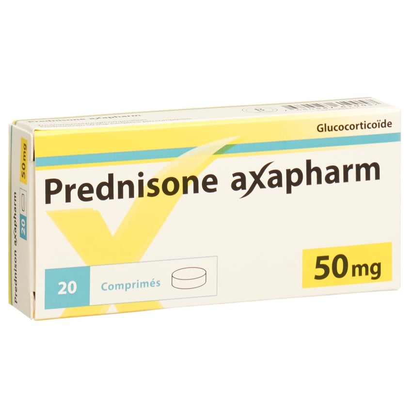 PREDNISONE axapharm cpr 50 mg blist 20 pce | Commander en ligne