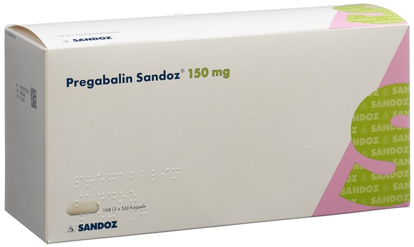PREGABALINE Sandoz caps 150 mg blist 56 pce | Commander en ligne